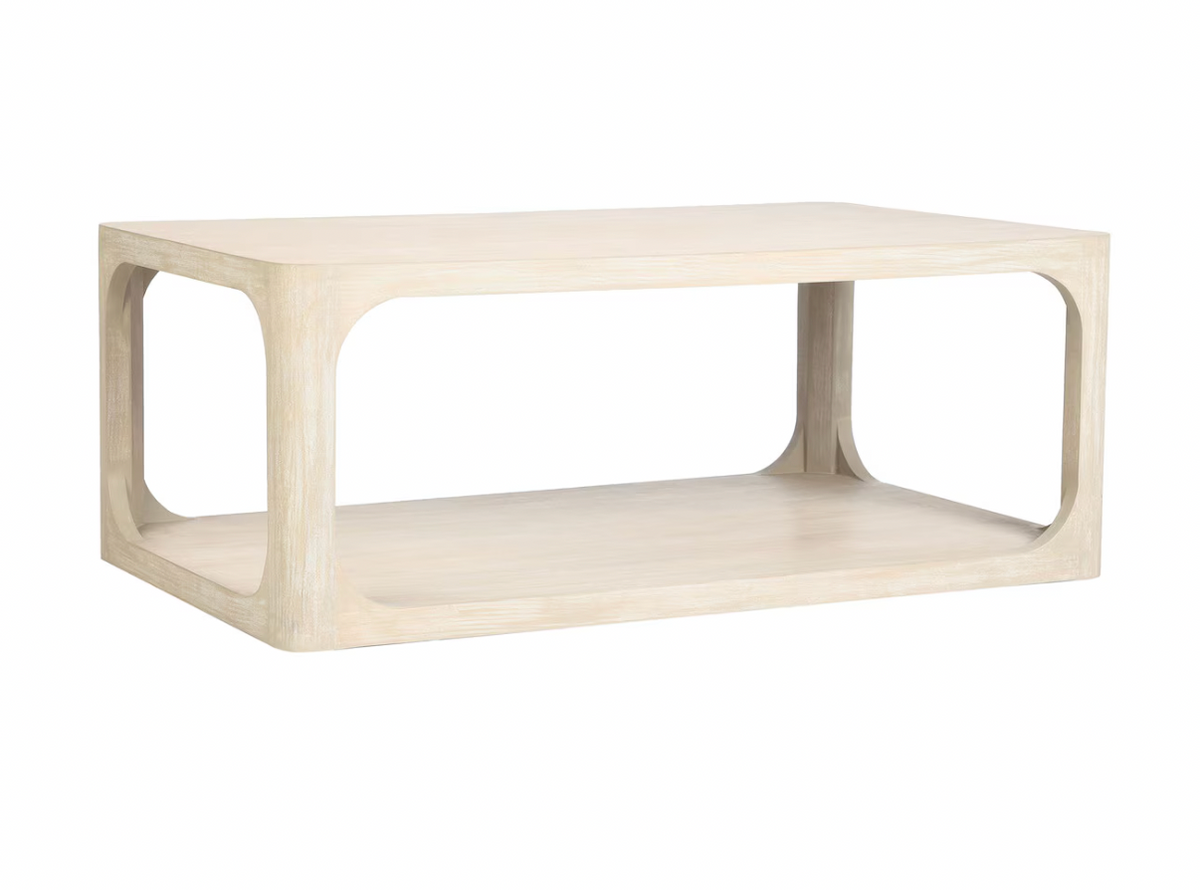JE Brushed White Archie Coffee Table — The Showroom